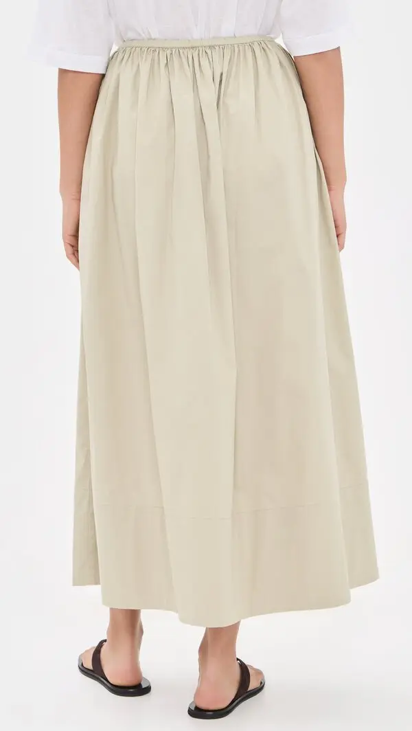 PISTOLA Noelle Poplin Maxi Skirt