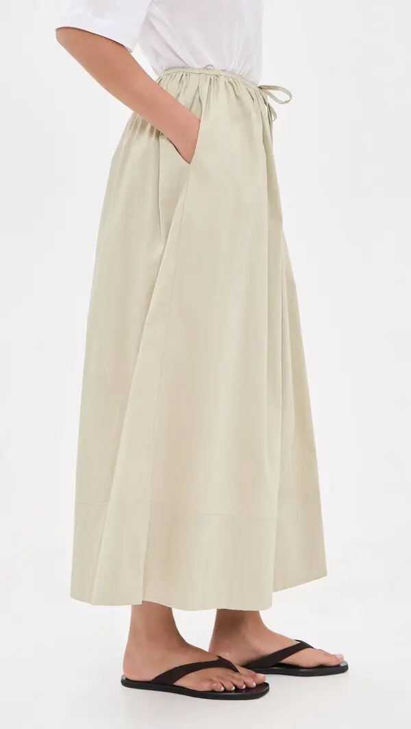 PISTOLA Noelle Poplin Maxi Skirt