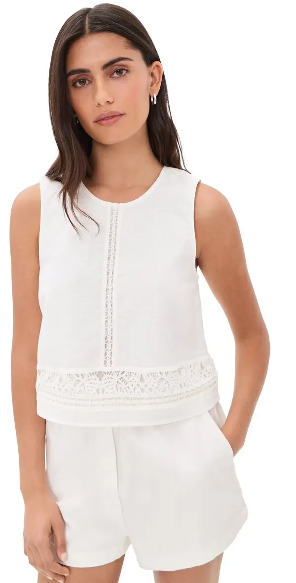 Z Supply Sloane Embroidered Blouse - White