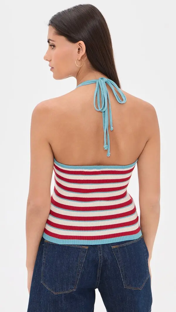 BAILEY ROSE Striped Halter Top