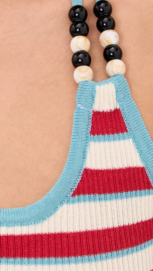 BAILEY ROSE Striped Halter Top