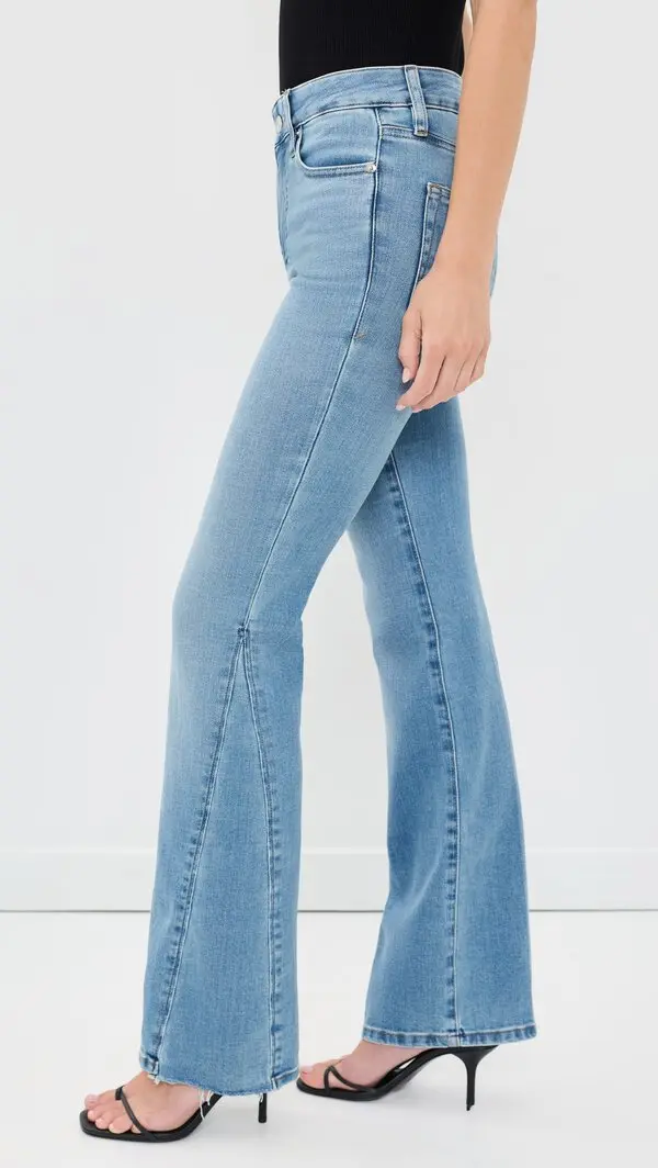 Good American Soft Tech Good Classic Bootcut Jeans - Indigo1019