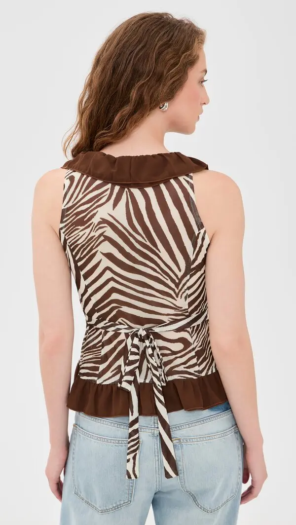 BAILEY ROSE Zebra Blouse