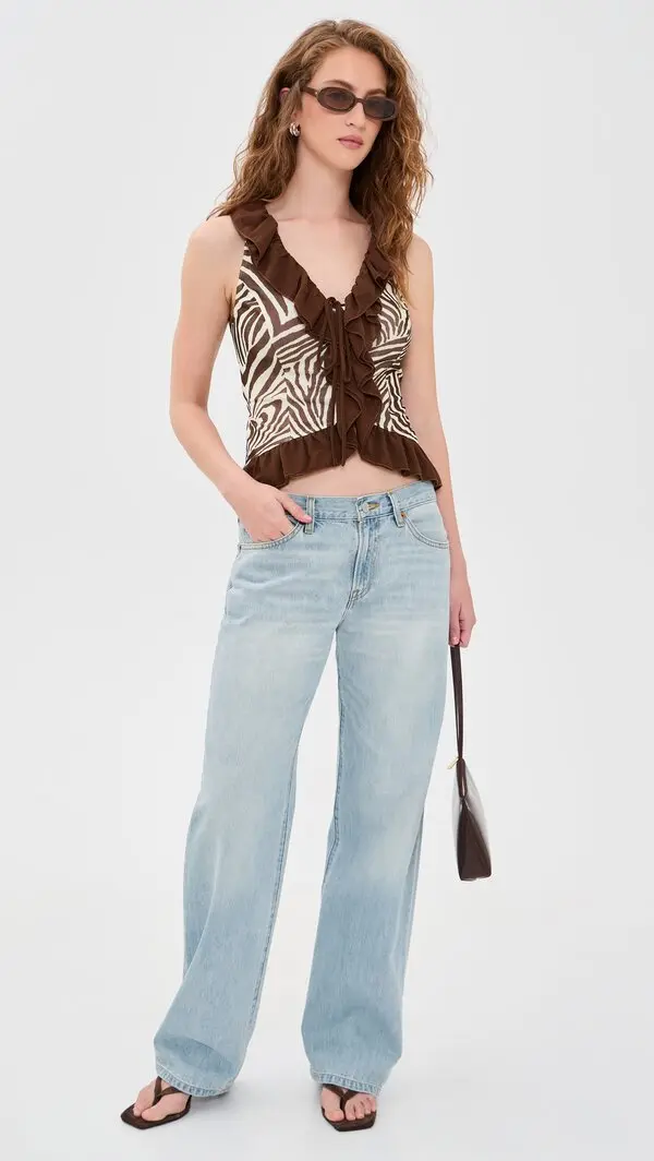 BAILEY ROSE Zebra Blouse