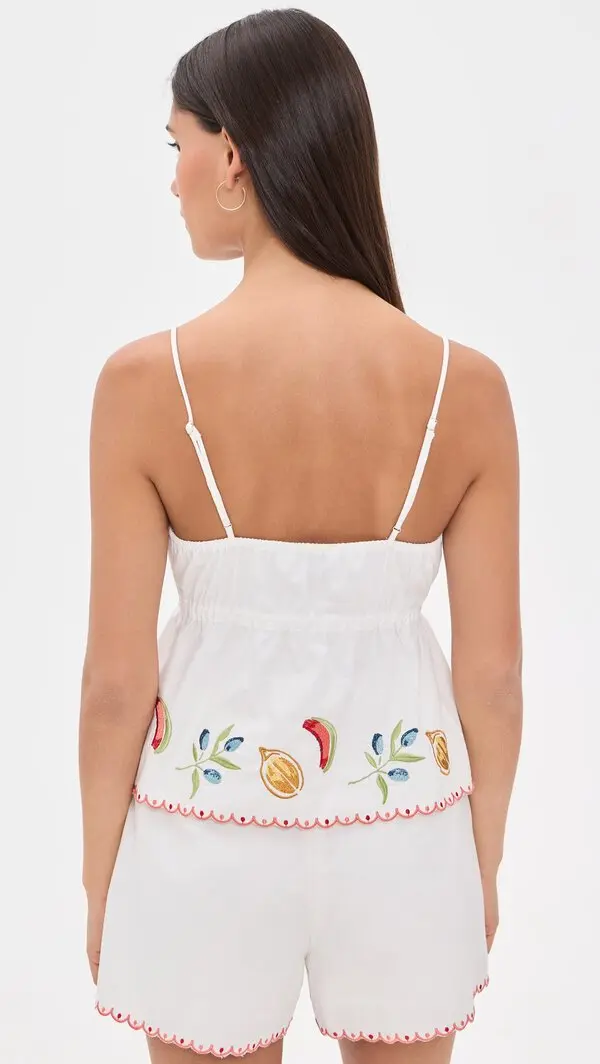 Minkpink Santorini Embroidered Cami
