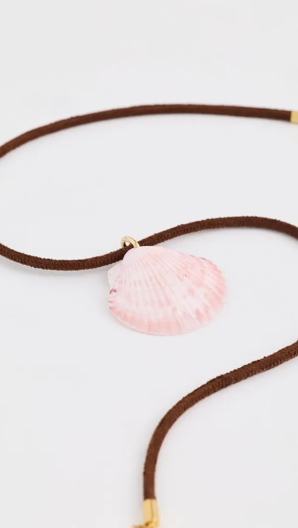 Shashi Cord Scallop Necklace