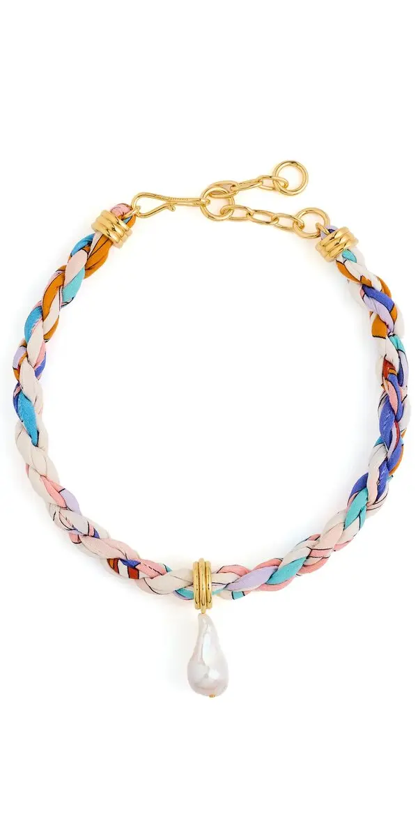 LIZZIE FORTUNATO Woven Collar Necklace - Multi