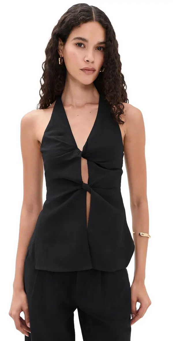 SEVEN WONDERS Robyn Top - Black