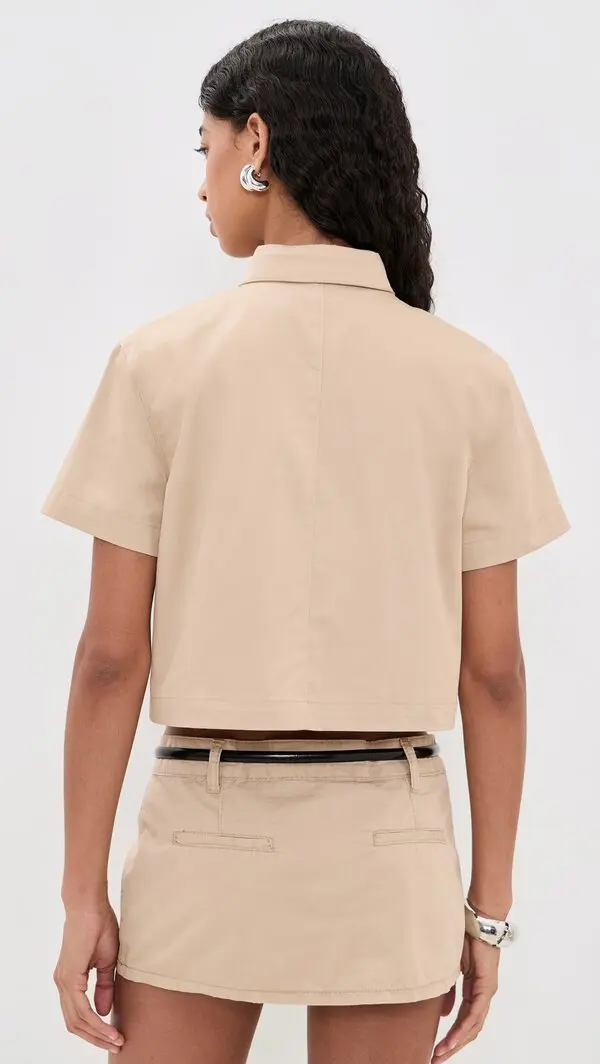 Lioness Solstice Shirt Classic Collared Cotton Twill