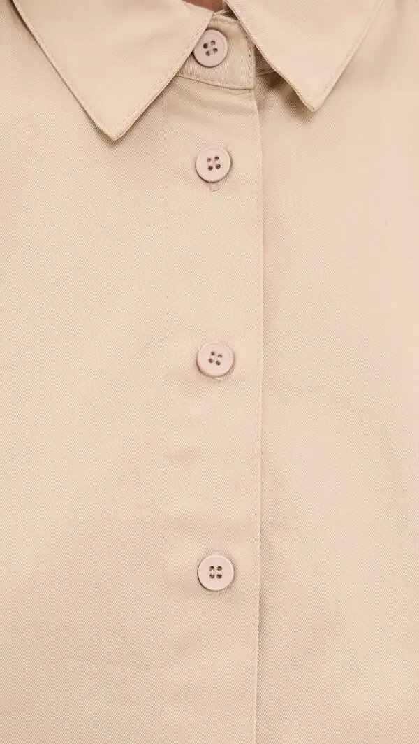 Lioness Solstice Shirt Classic Collared Cotton Twill