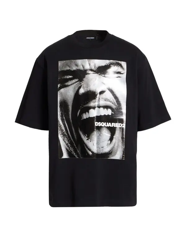 Dsquared2 T-shirt Size Cotton - Black
