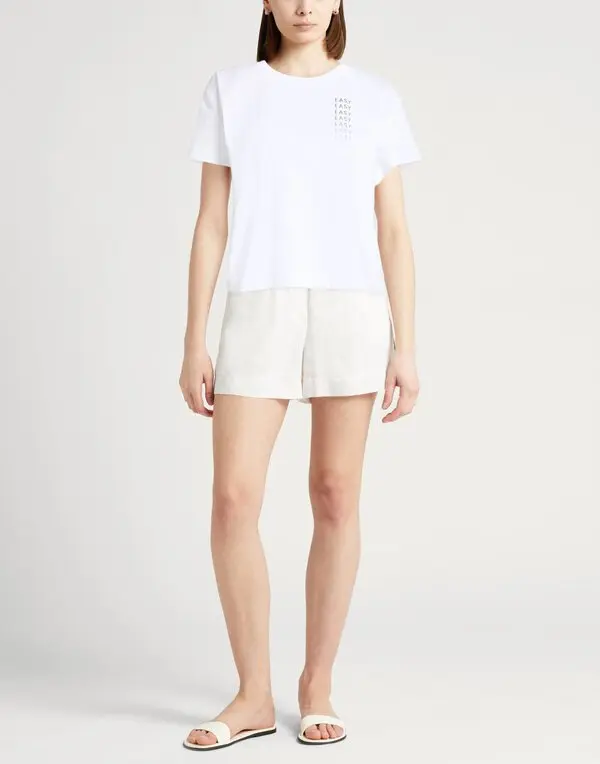 Peserico Cotton Elastane Printed T-shirt