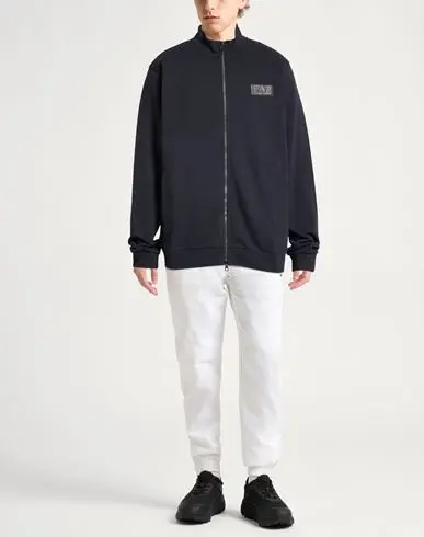 EA7 Sweatshirt Midnight Size Polyester, Cotton