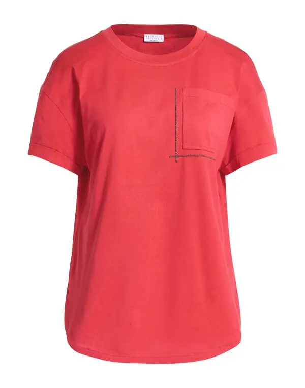 Brunello Cucinelli Cotton T-shirt With Pocket Detail
