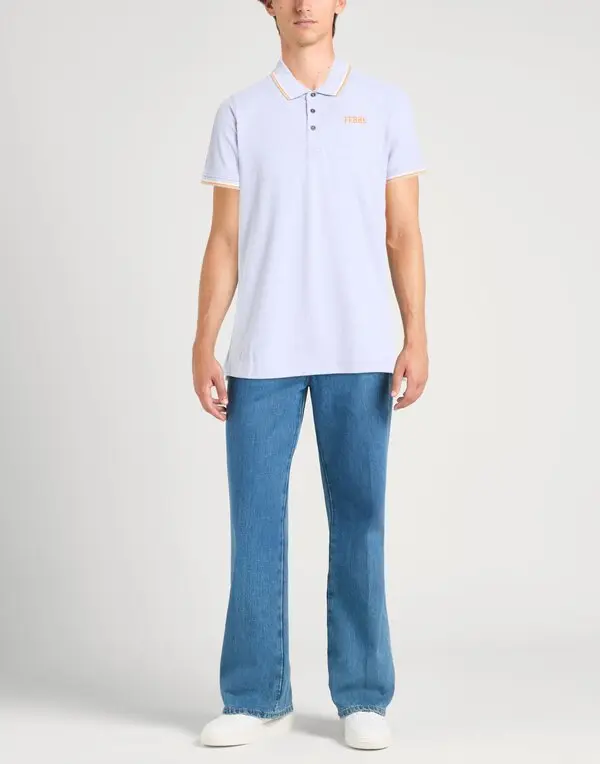 FERRE' Polo Shirt Sky Size Cotton