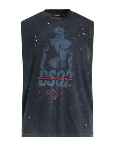 Dsquared2 T-shirt Charcoal Size Cotton, Brass, Aluminum - Grey