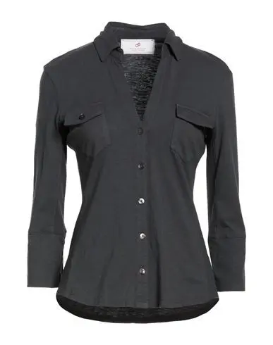 COMPAGNIA ITALIANA Shirt Charcoal Size Cotton - Grey