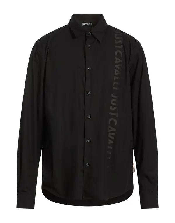 Just Cavalli Shirt Size Cotton - Black