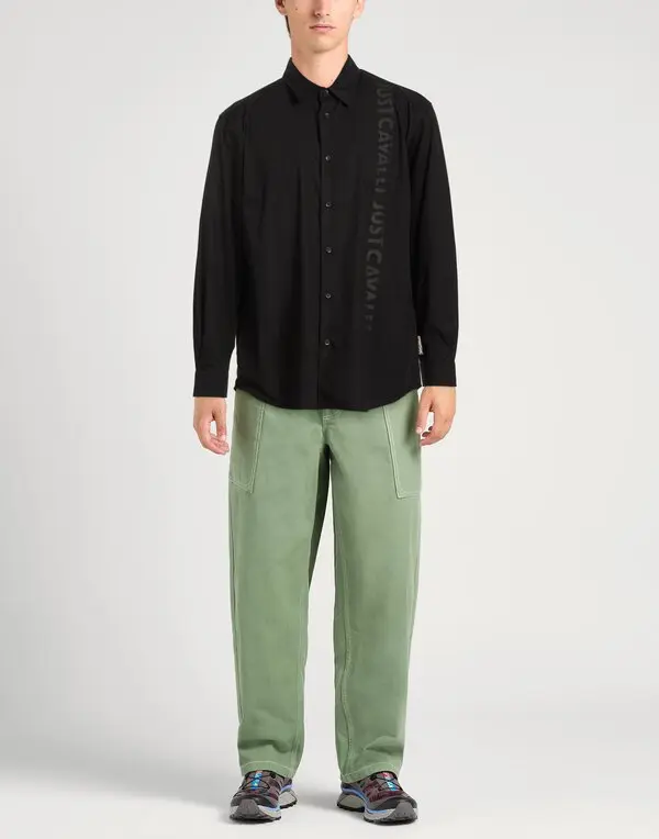 Just Cavalli Shirt Size Cotton - Black