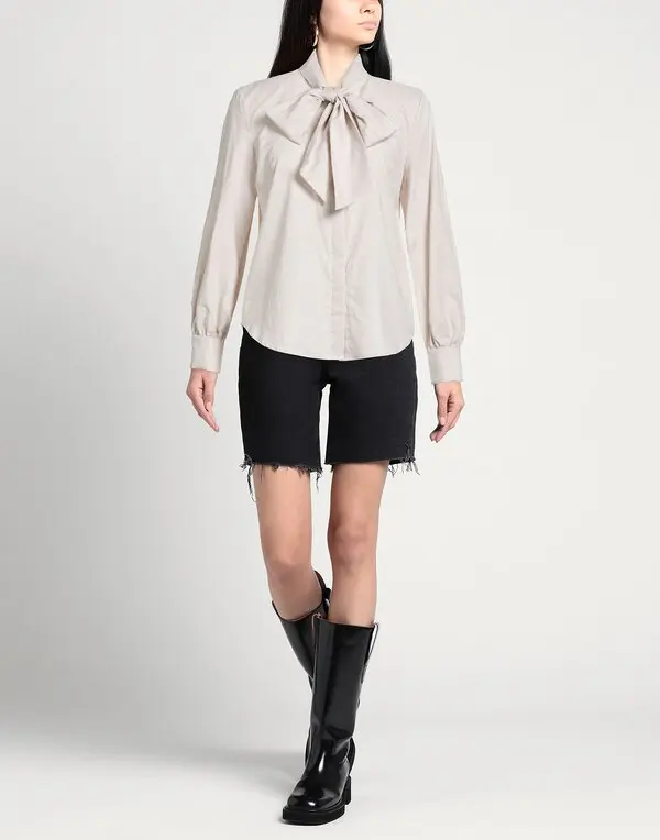 CAMICETTASNOB Light Cotton Shirt With Bow Detail