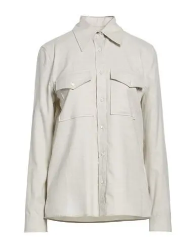 XACUS Light Cotton Safari Shirt - Light Grey