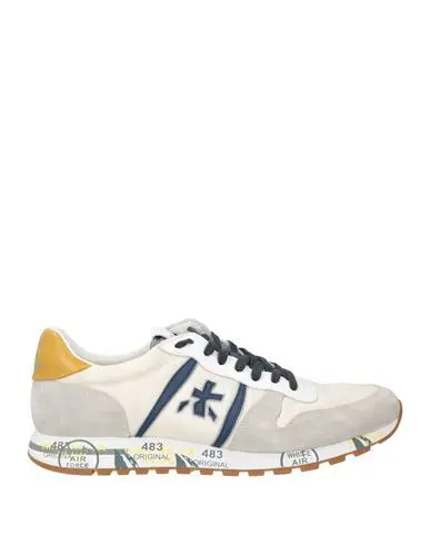 Premiata Sneakers Light Size Leather, Textile Fibers, Synthetic Material - Grey