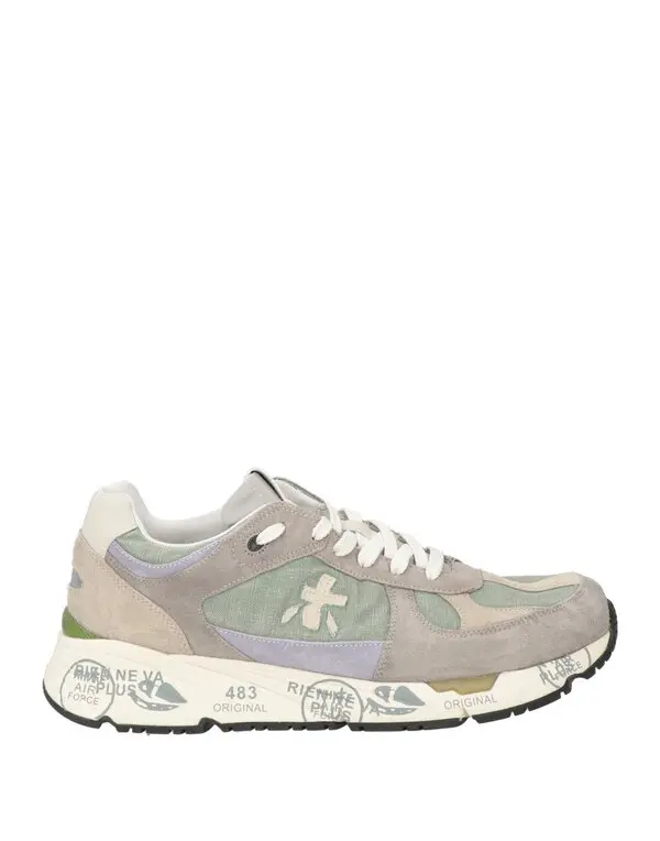 Premiata Leather And Textile Fiber Low-top Sneakers