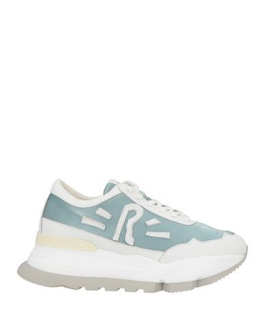 RUCOLINE Leather Wedge Sneakers - Blue