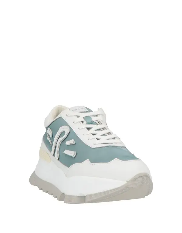 RUCOLINE Leather Wedge Sneakers - Blue