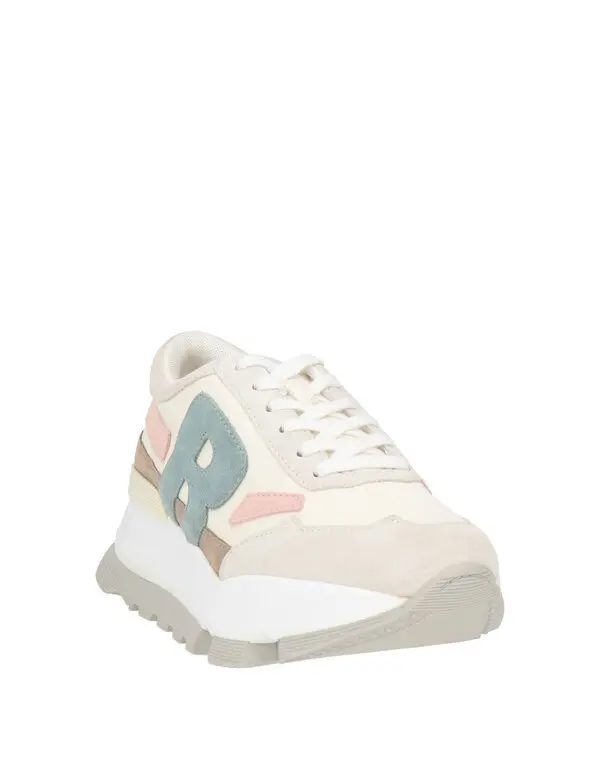 RUCOLINE Multicolor Suede And Leather Lace-up Sneakers