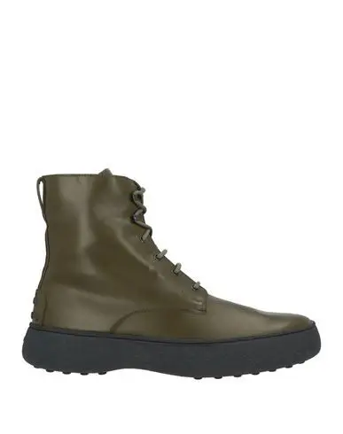 TOD'S Ankle Boots Military Size Leather