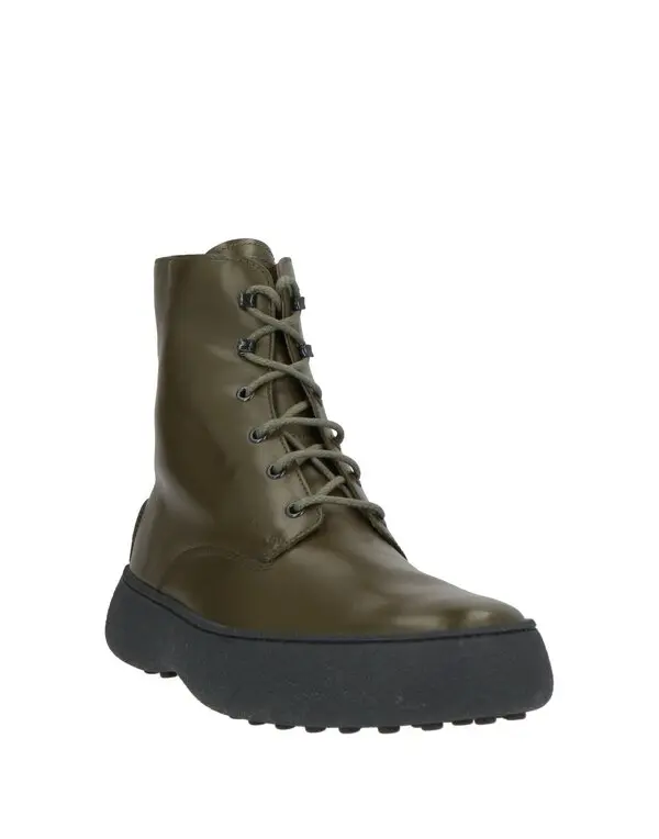 TOD'S Ankle Boots Military Size Leather