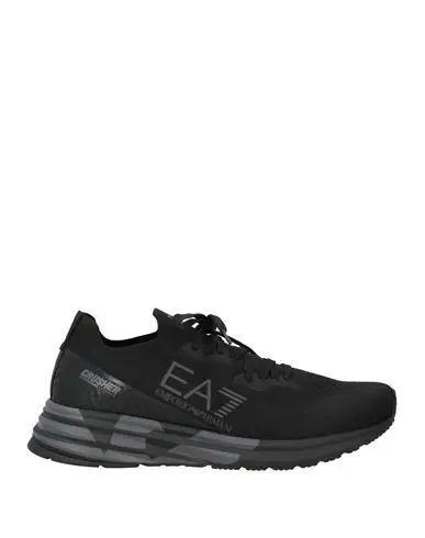 EA7 Sneakers Size Textile Fibers, Synthetic Material - Black