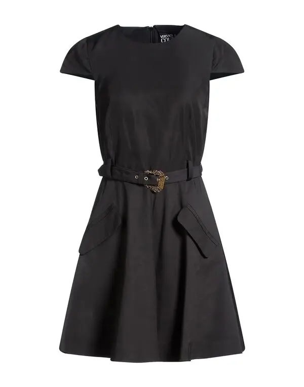 Versace Taffeta Mini Dress With Appliqués