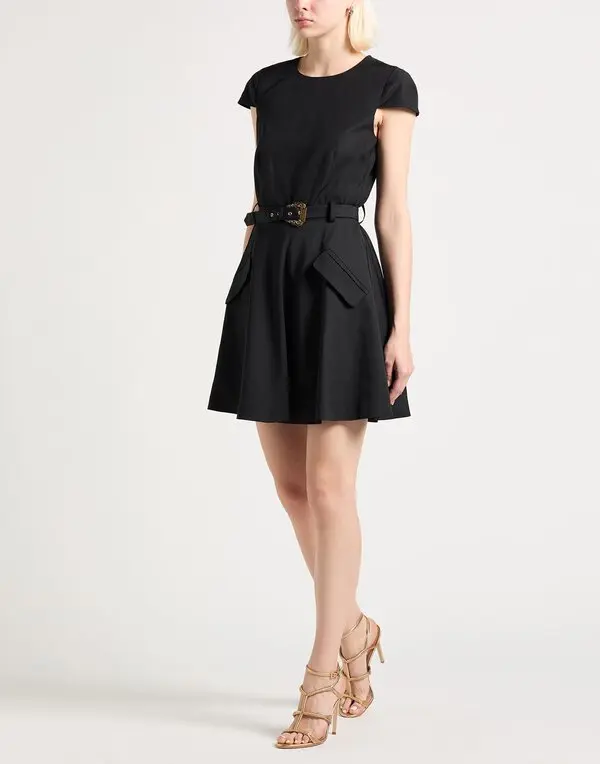 Versace Taffeta Mini Dress With Appliqués