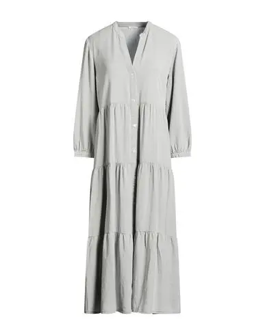 True Religion Light Tencel Maxi Shirt Dress - Grey