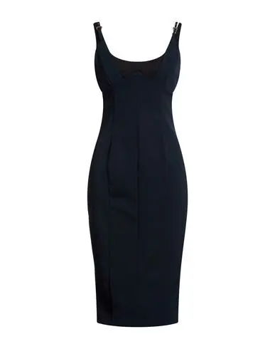 Versace Midi Dress Midnight Size Polyamide, Elastane - Blue