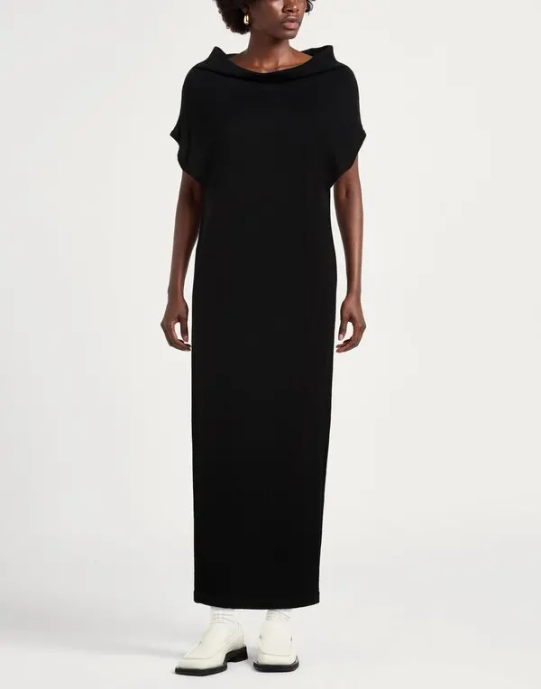 Alpha Studio Maxi Dress Wool - Black