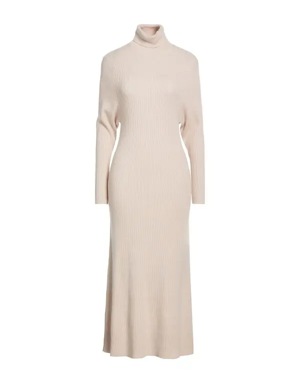 ANNA MOLINARI Wool & Cashmere Ribbed Knit Maxi Dress