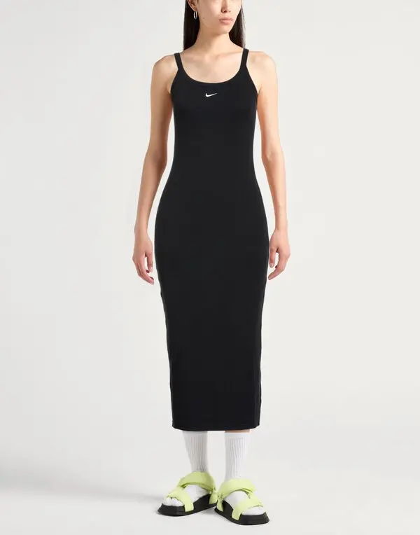 Nike Midi Dress Size Polyester, Lyocell, Elastane