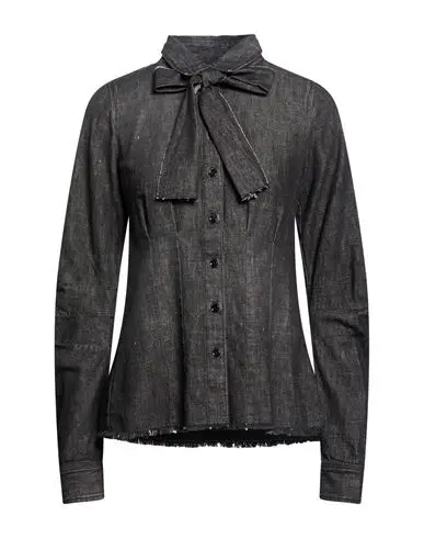 High Use Denim Shirt Charcoal Size Cotton - Grey