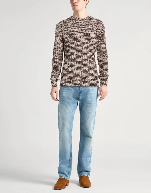 DANIELE FIESOLI Lab Sweater Chocolate Size Wool, Polyamide