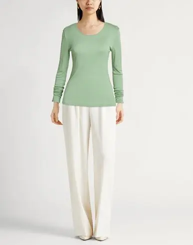 Majestic Filatures Light Micro Modal Cashmere Long Sleeve T-shirt - Green