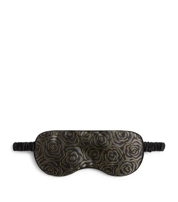 Derek Rose Silk London Toile Eye Mask