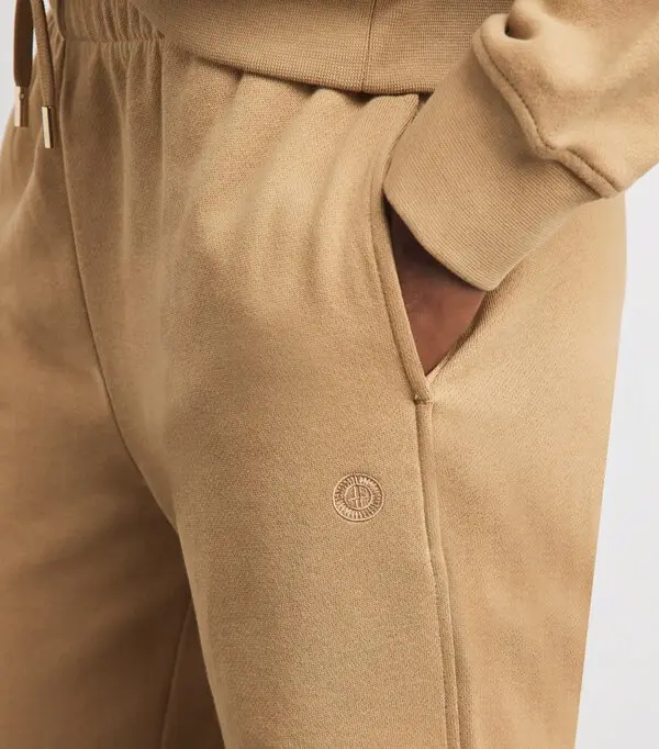 Harrods Cotton Jersey Wide-leg Sweatpants