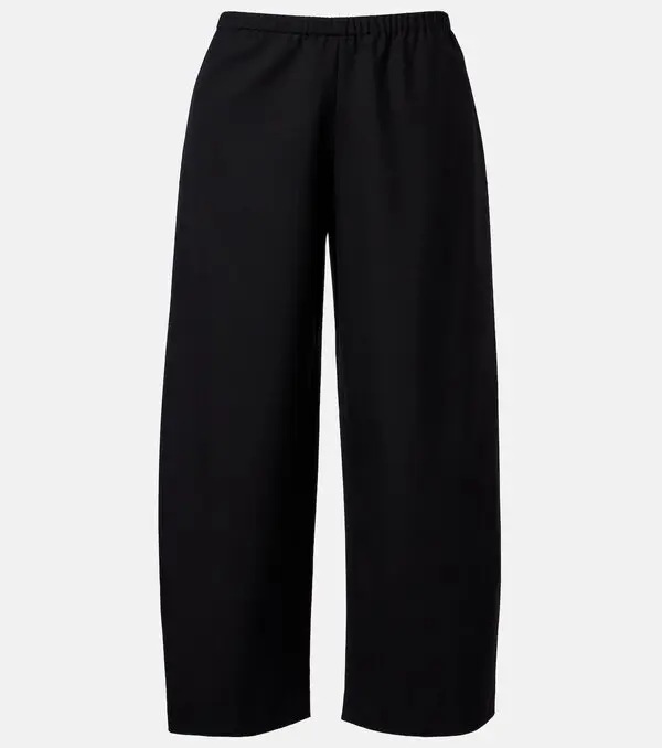 Khaite Roma Virgin Wool Wide-leg Pants