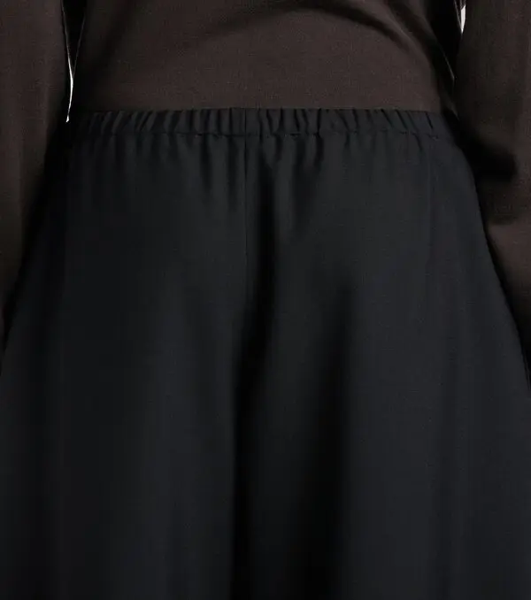Khaite Roma Virgin Wool Wide-leg Pants