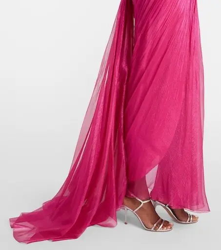 MARIA LUCIA HOHAN Lupita Draped Silk Gown