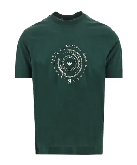 Emporio Armani Logo Print T-shirt - Green