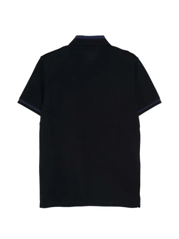 Emporio Armani Logo-detailed Short-sleeved Polo Shirt